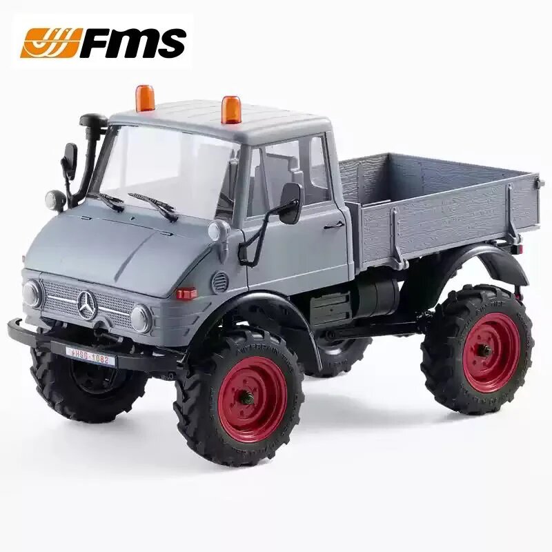 Радиоуправляемый внедорожник FMS Unimog FCX24 4WD Silver -RTR