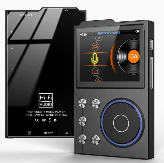 MP3-плеер Hi-Fi Черный 16 ГБ