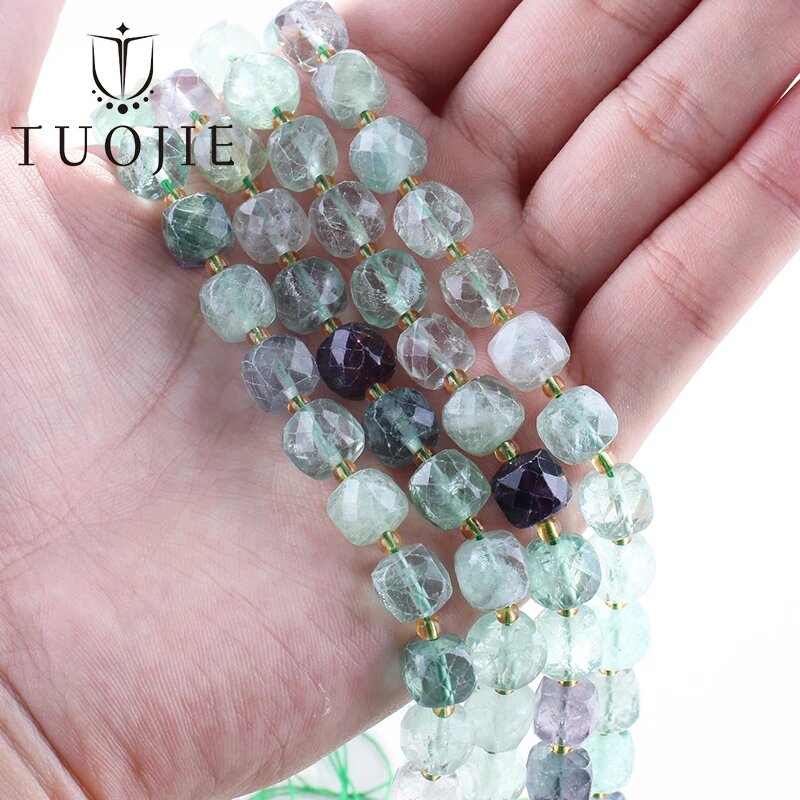 Красный полосатый агат, граненый апатит, бусины 8,5-9 мм Изумрудный, 8. Fluorite