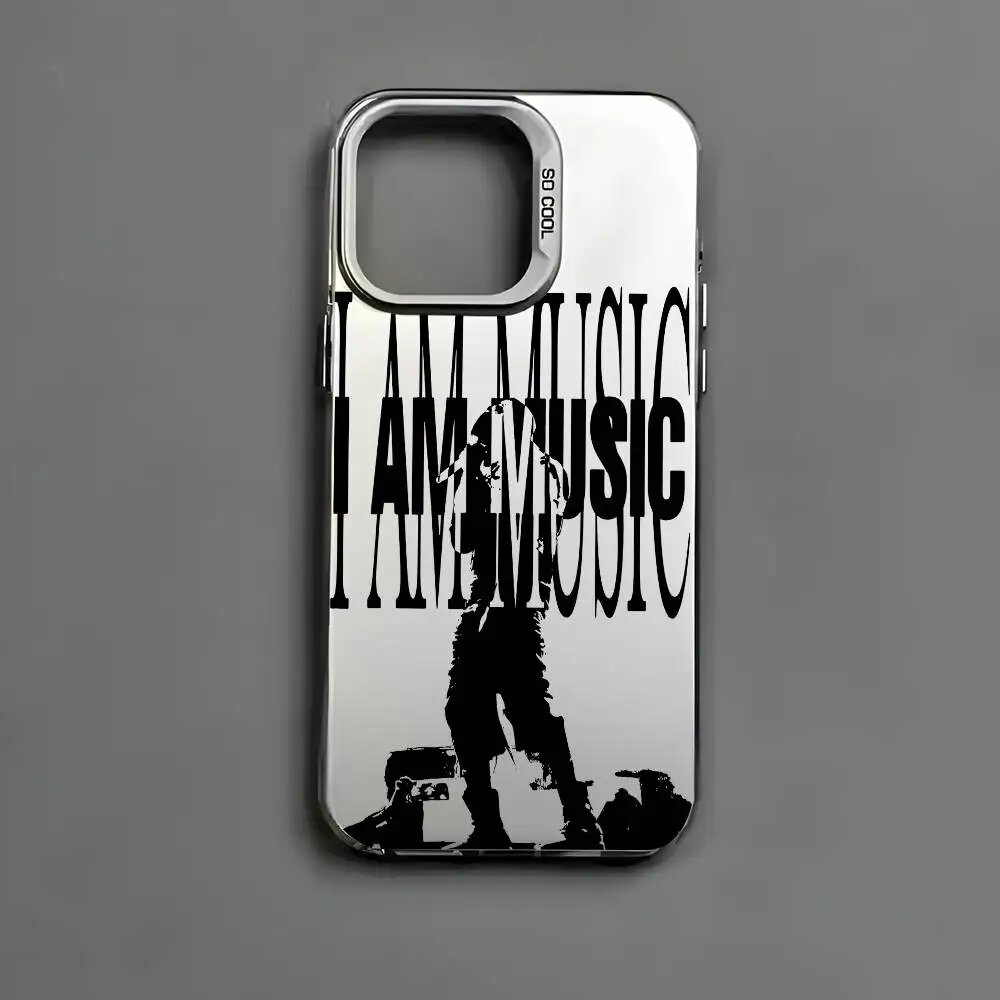 Чехол для iPhone I AM MUSIC Playboi Carti, белый