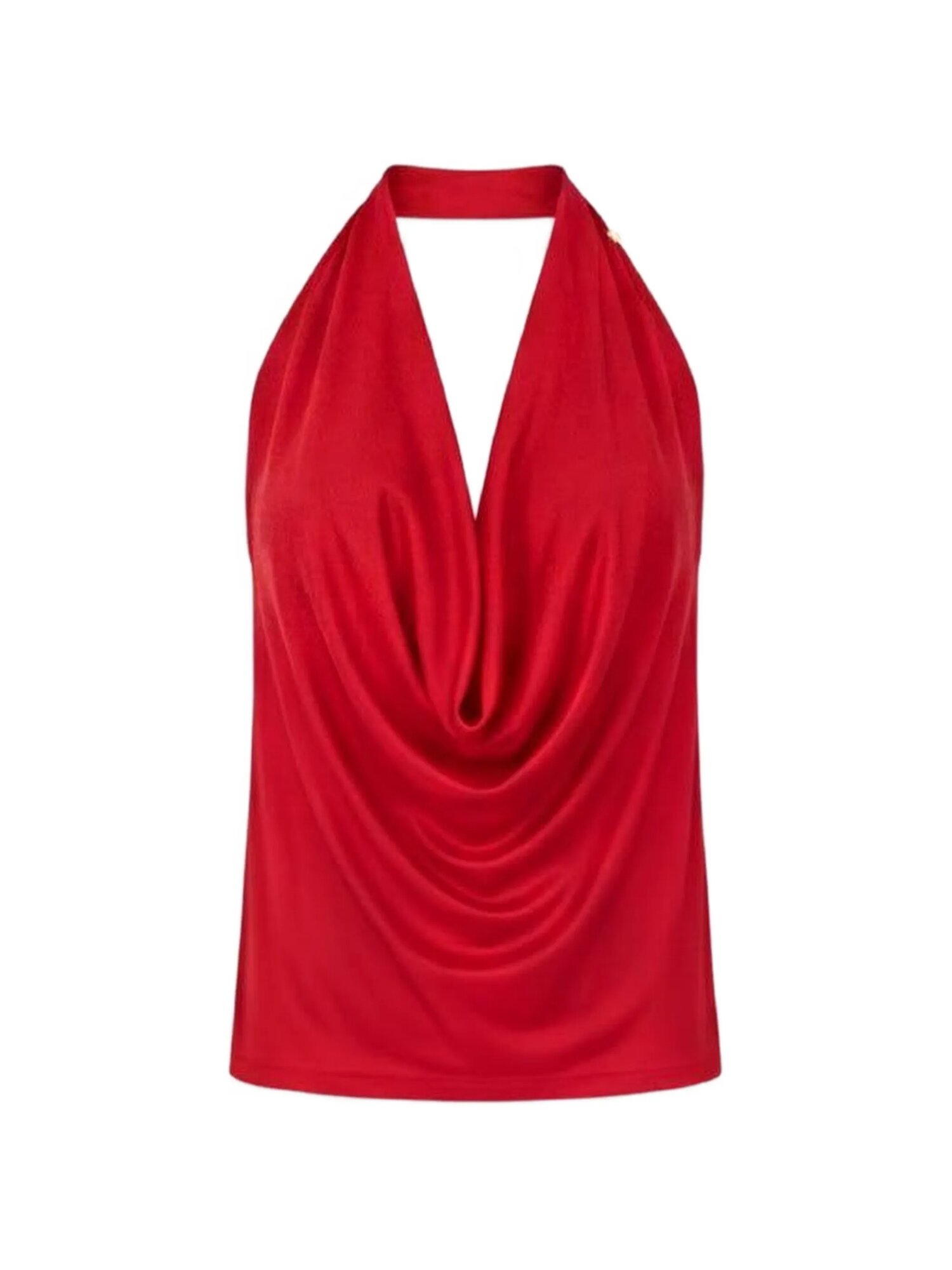 Топ Halterneck cowl-neck top