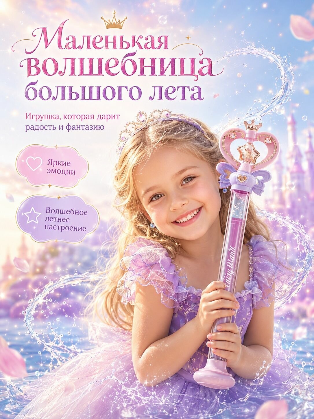 Водный пистолет детский для девочек