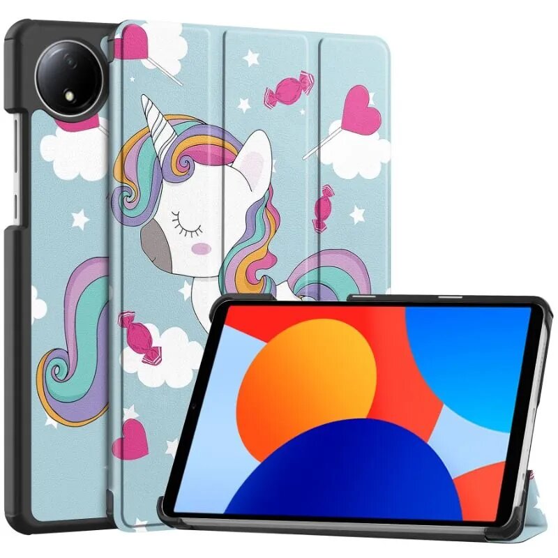 Чехол для Xiaomi Redmi Pad SE 8.7 дюймов 2024 складывающийся стенд смарт магнитные таблетки крышки корпуса планшетов