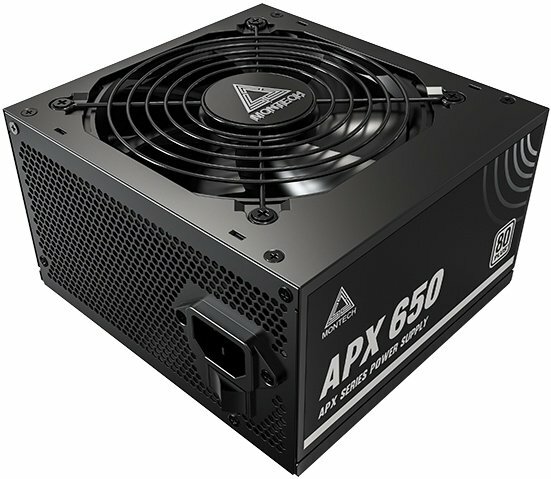 Блок питания 650w Montech APX 650 (80+ Standard, APFC, 6+2 Pin x2 PCI-e)