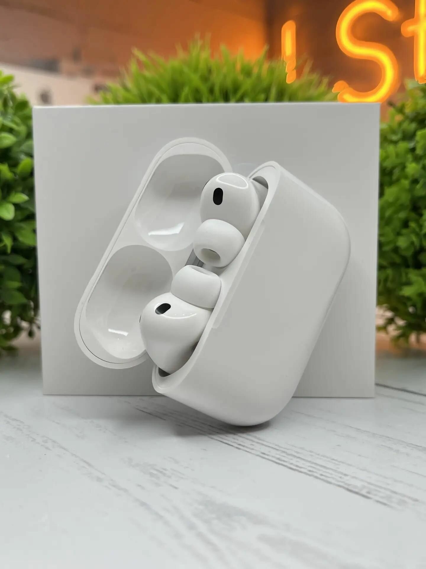 Беспроводные наушники AiPods Pro 3 с шумоподавлением / Чехол / Кабель / Топ качество