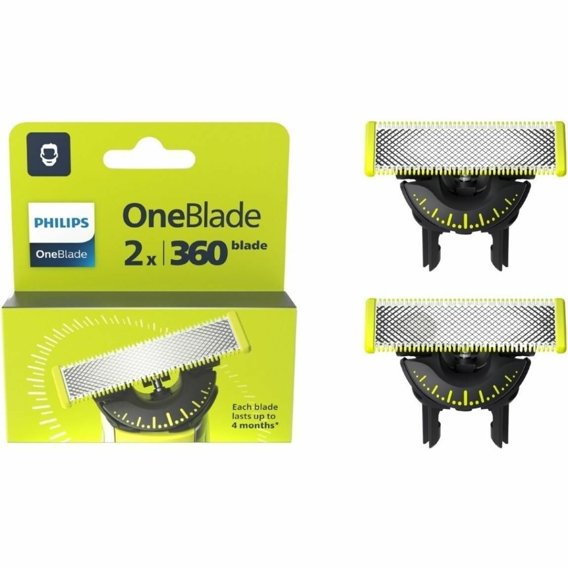Сменные лезвия Philips OneBlade QP420/50, 2 шт