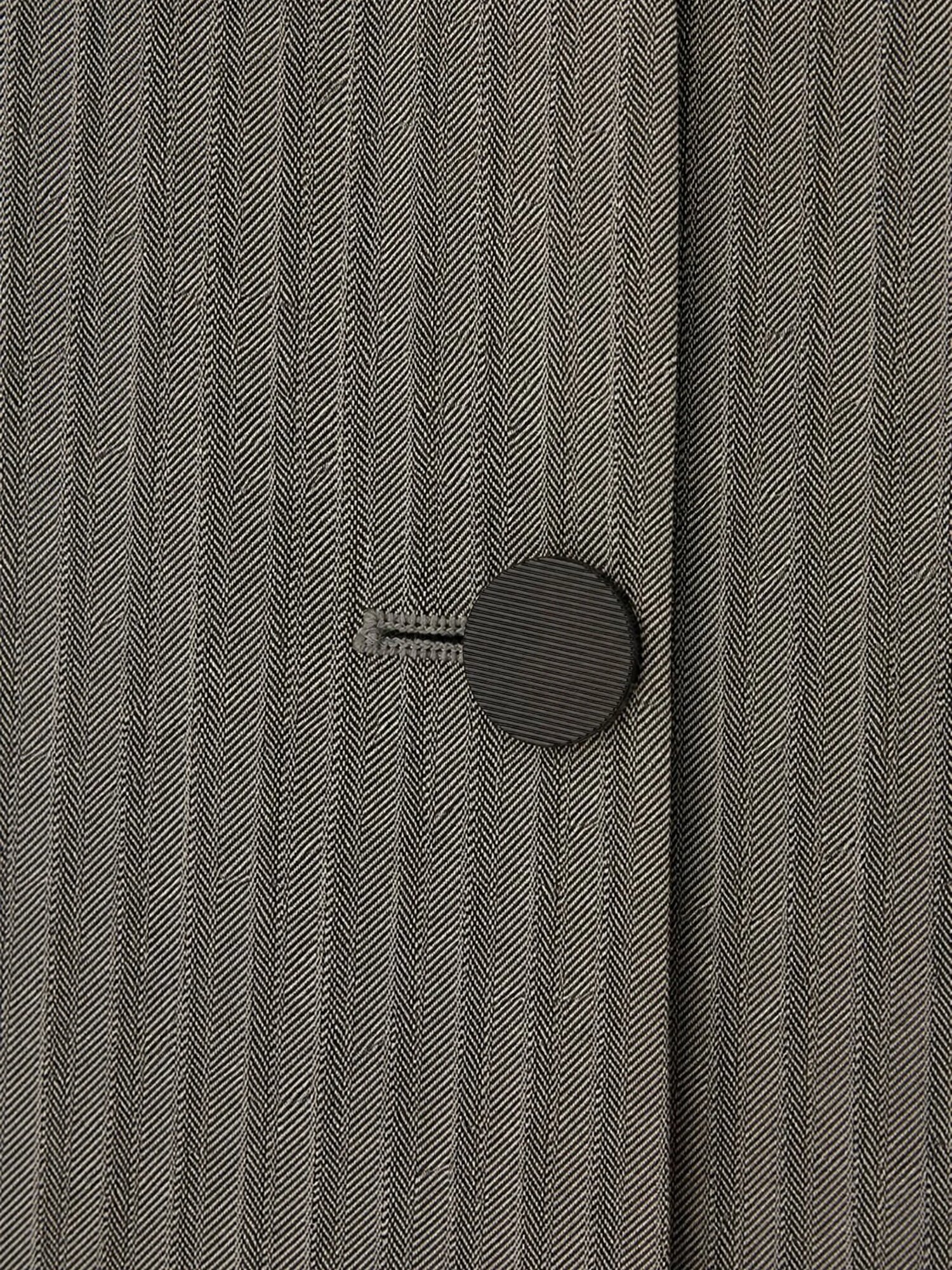 Пиджак Alberta Ferretti Pinstripe double-breasted blazer, размер 40 — фото 1