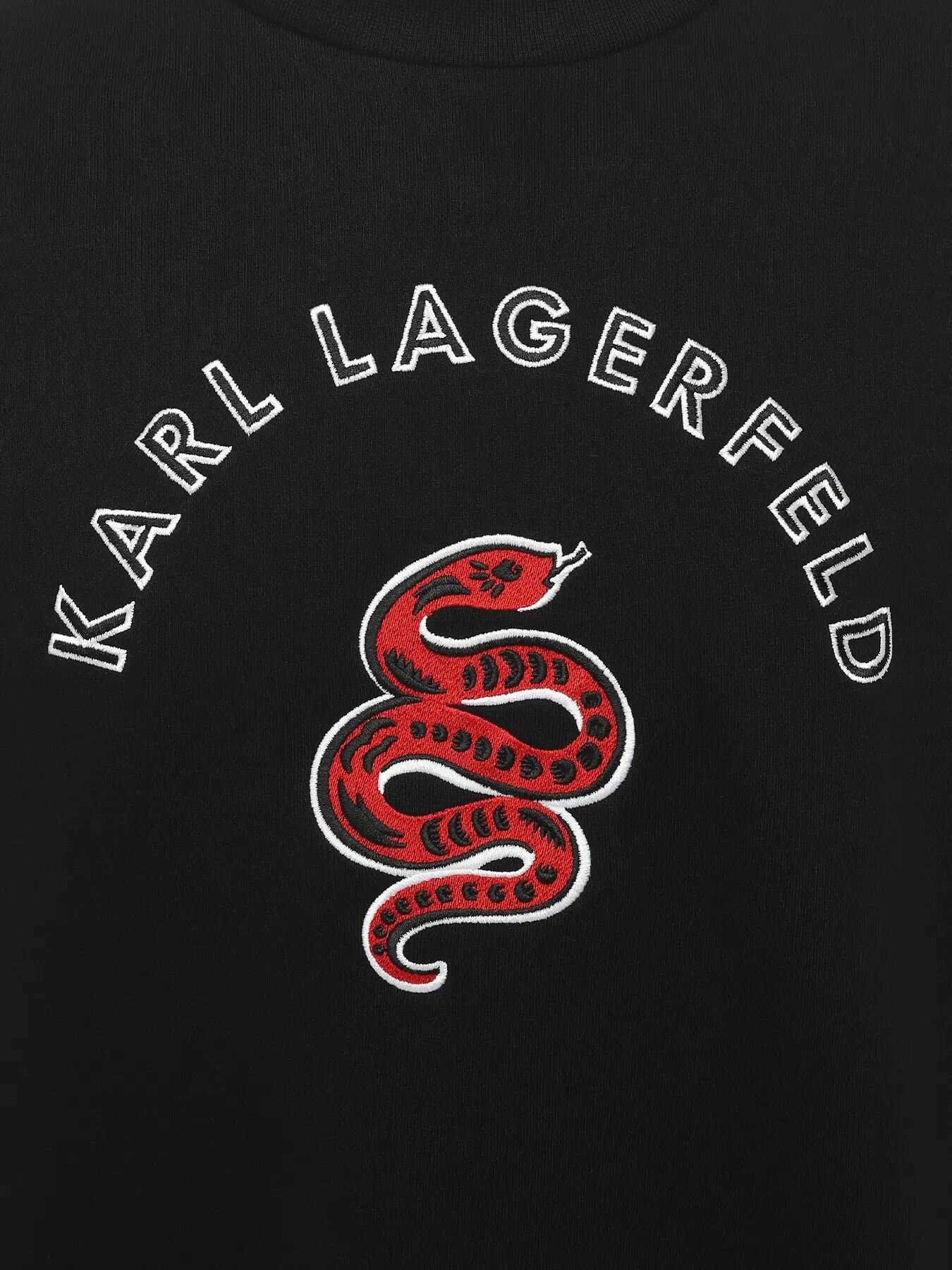 Свитшот Karl Lagerfeld, размер XL, , черный — фото 1