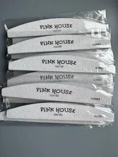 PiNK HOUSE Пилки для ногтей набор для маникюра100/150, 60шт