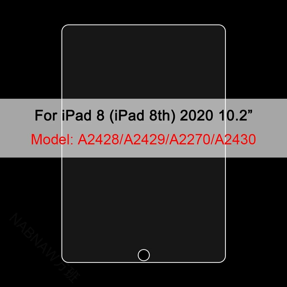 Защитное стекло для iPad NABNAW iPad 8 10.2