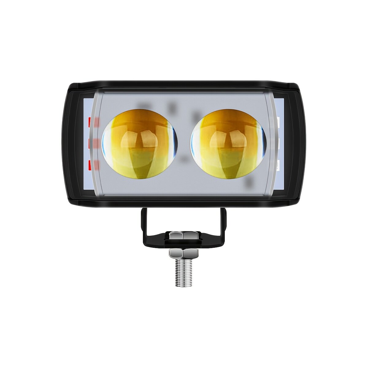Светодиодная лампа 12V 5064, 2 светодиода, для авто, мотоциклов, грузовиков, дальний/ближний свет, 8 режимов, белый/желтый/красный/синий, горизонтальное расположение, Plug-and-Play замена