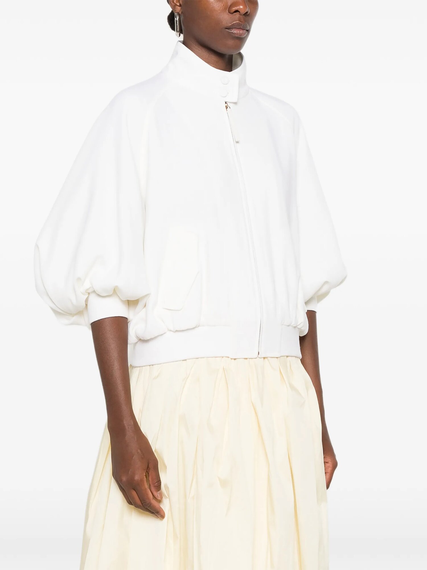 Куртка Gabriela Hearst, размер 42, бежевый/белый — фото 1