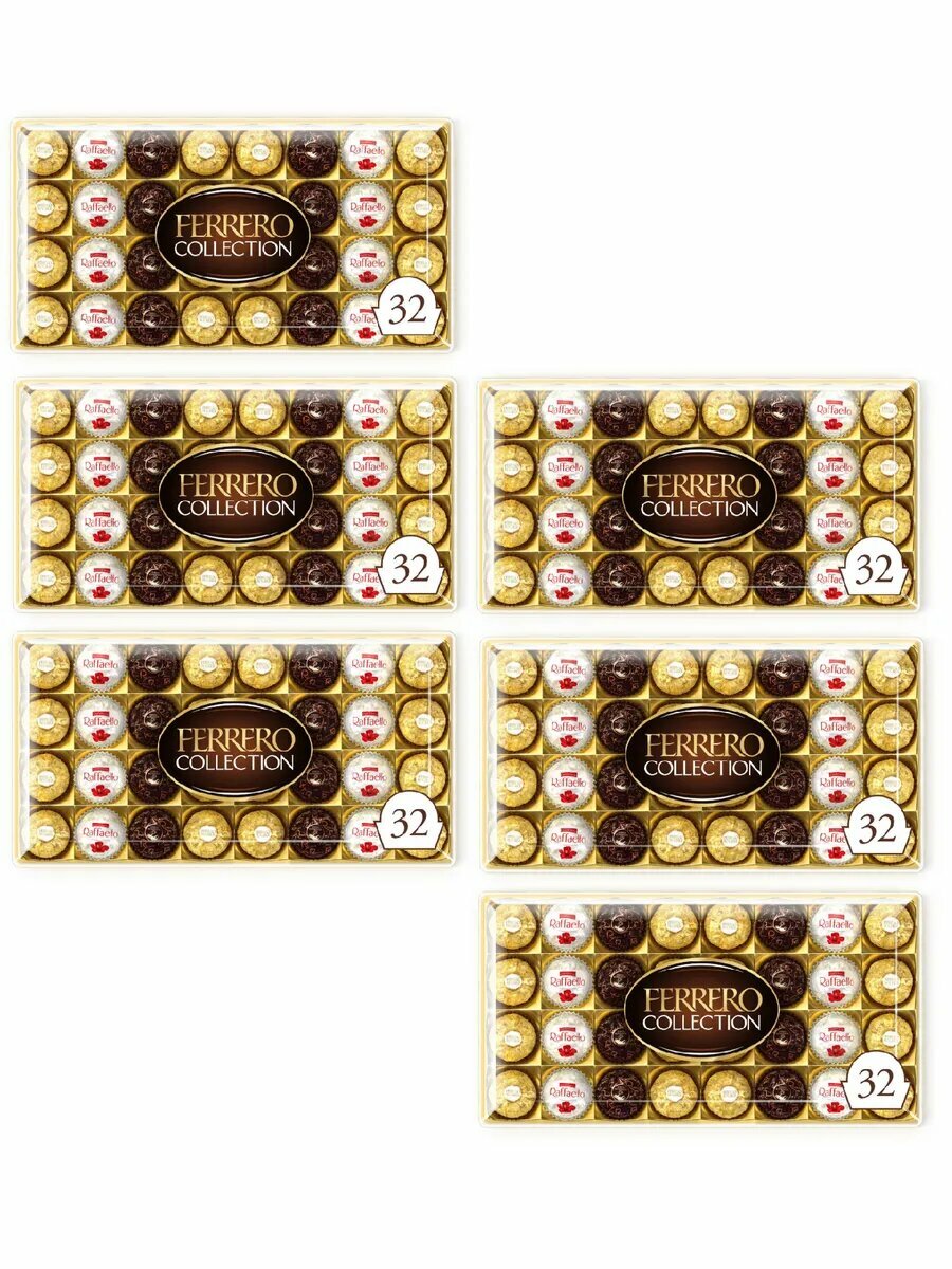 FERRERO Конфеты шоколадные Collection, 359г, 6 уп