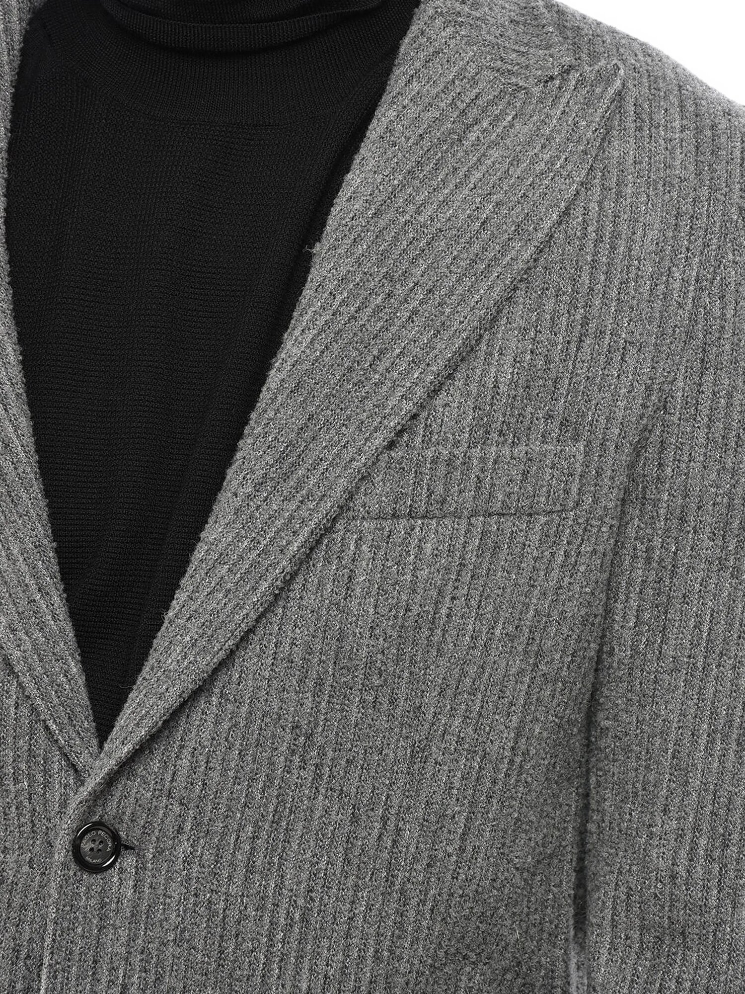 Пиджак Paolo Pecora Single-breasted notched-lapel blazer, размер 48 — фото 1