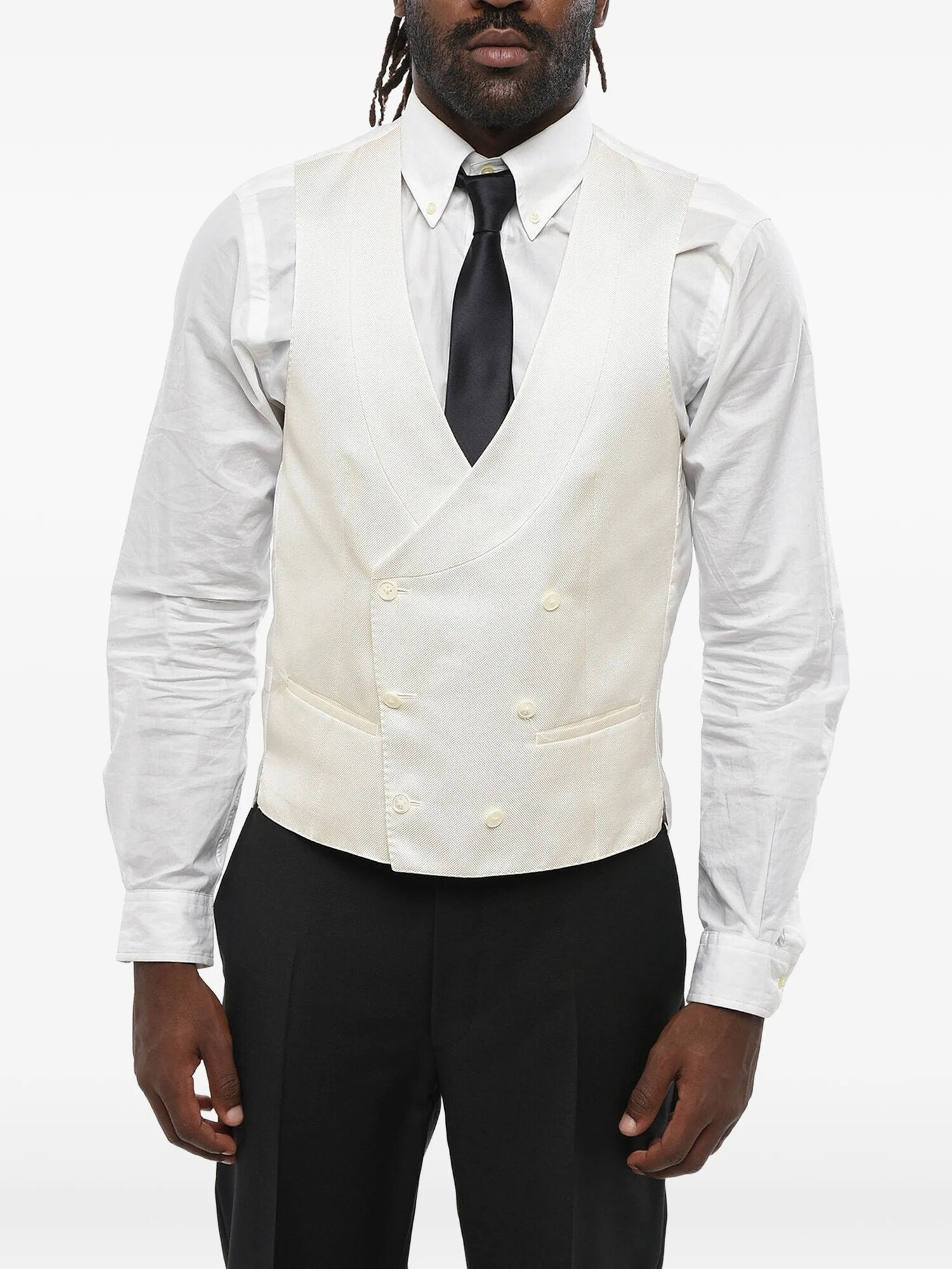 Пальто Double-breasted silk waistcoat