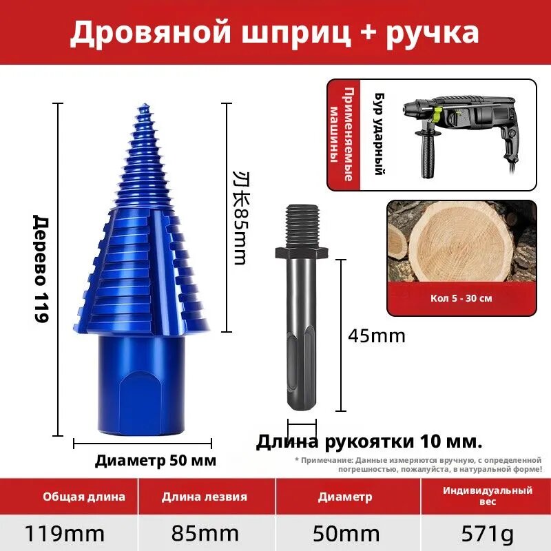 Ручка круглая со сверлом