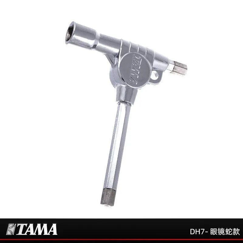 Профессиональный барабанный ключ TAMA DH7, серебристо-никелированный, для точной настройки установки