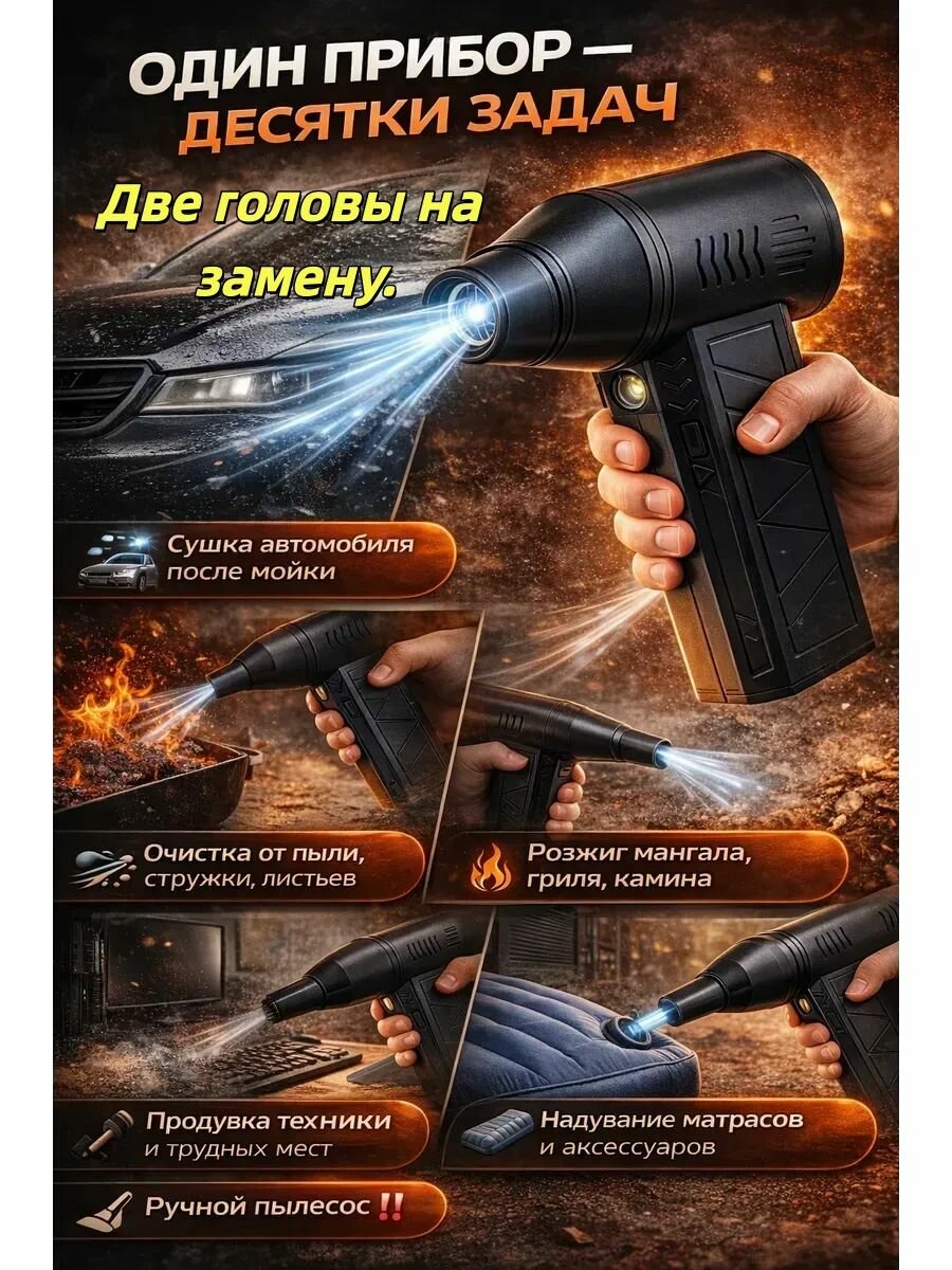 Профессиональный высокоскоростной турбовентилятор