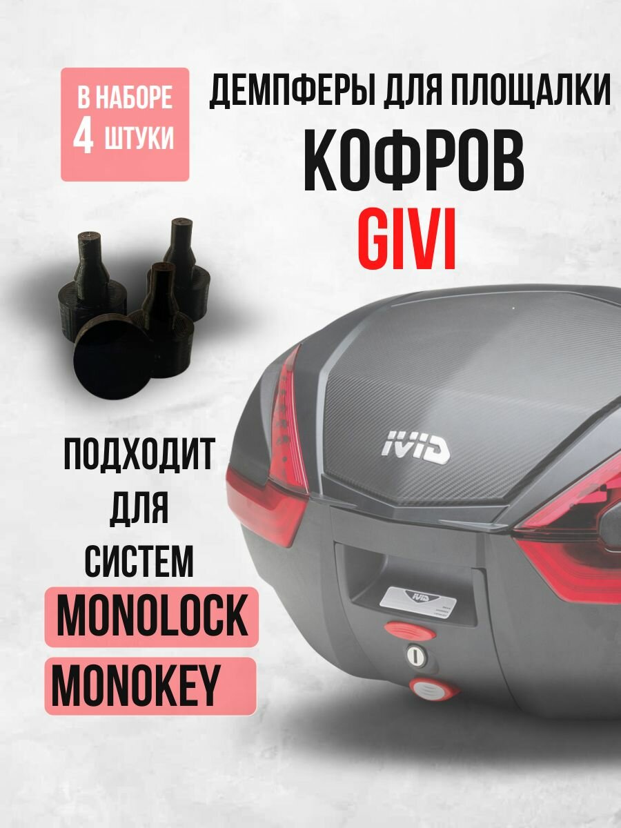 Демпферы для площадки кофра GIVI Z126A