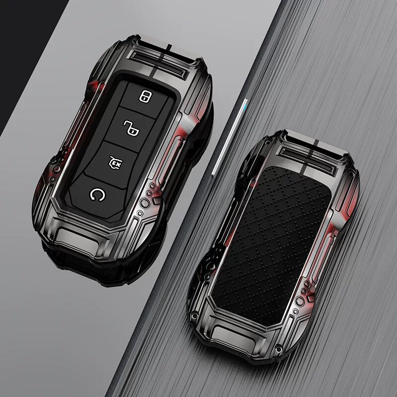 BYD Qin Plus 2024 Qin L DMI/EV Champion Edition Ярко-черный одиночный чехол для ключей для автомобиля
