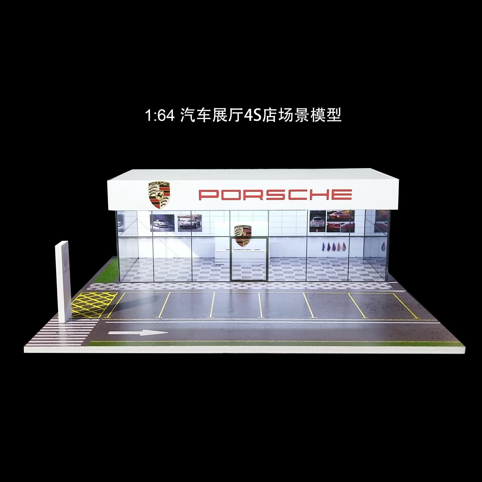 Car Bay Гараж для машинок 1:64. ручная работа (Без модели автомобиля). Игрушечный гараж для моделек. Подарок мальчику