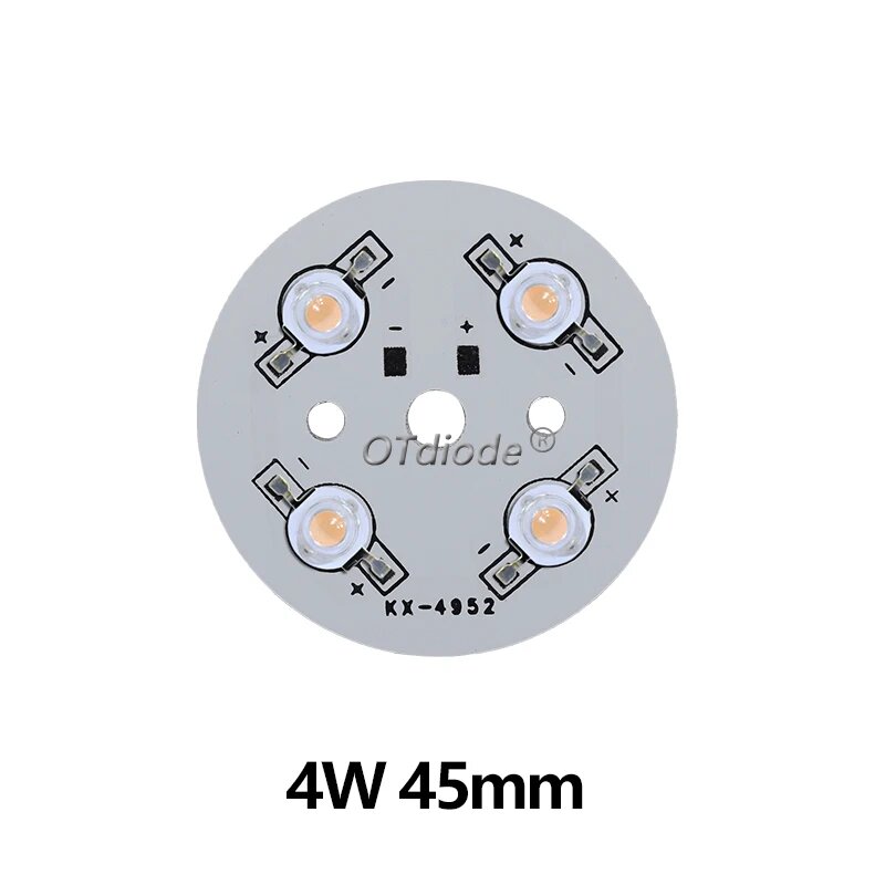 5 шт. Круглые алюминиевые радиаторы OTdiode 1W LED с PCB