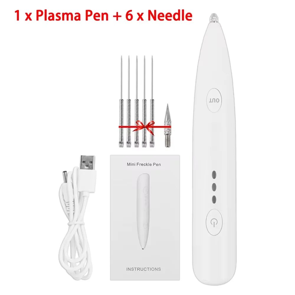 Плазменный карандаш SALORIE для удаления родинок и пигментных пятен 1 Pen 6 Needles