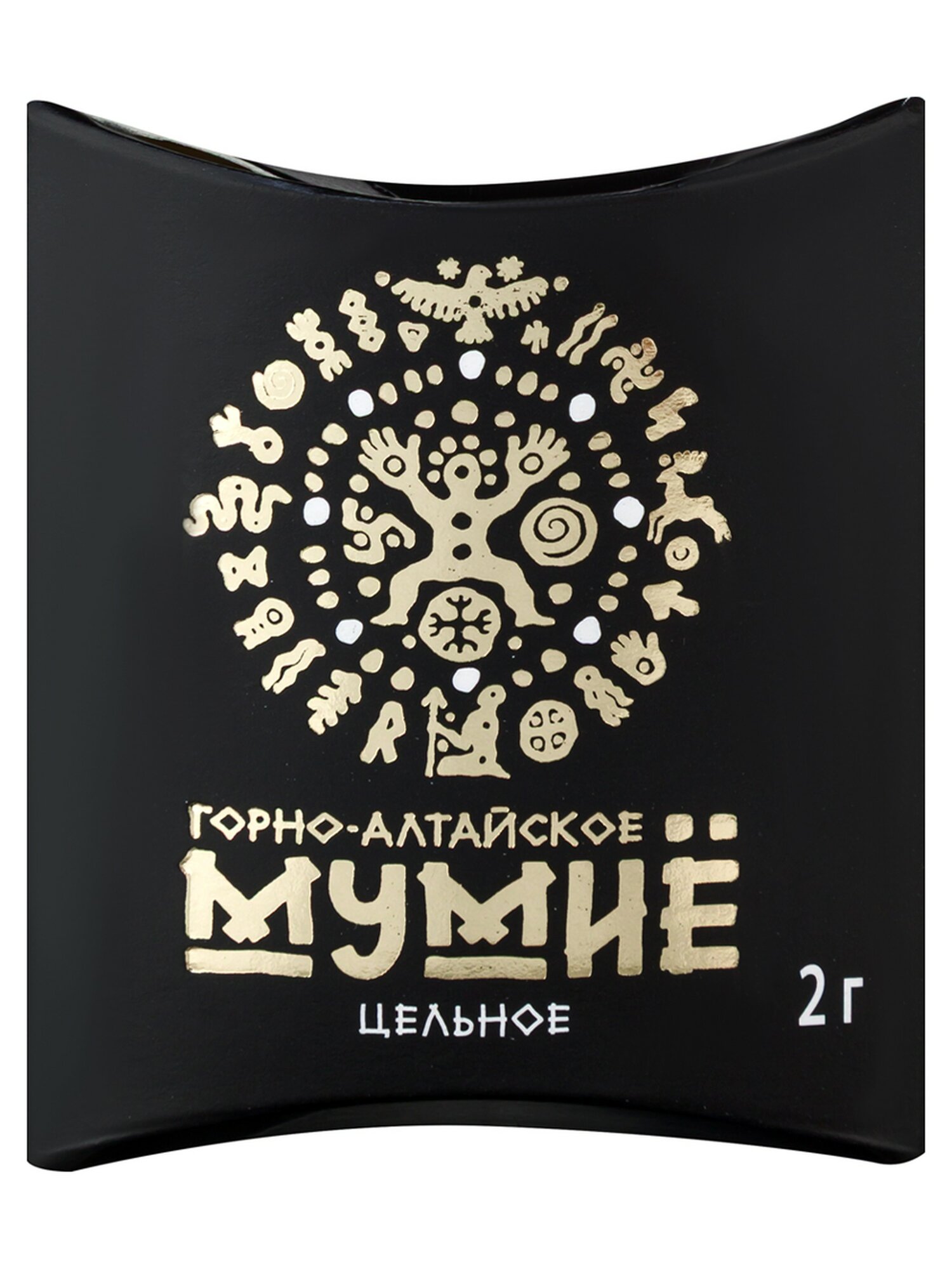 Мумие горно-алтайское 2,0/стик пакет — Мумие 2 грамма в стик пакете.