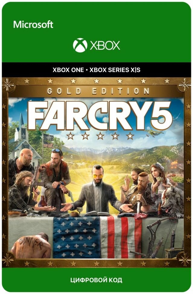 Игра Far Cry 5 Gold Edition для Xbox One/Series X|S (Аргентина), русский перевод, электронный ключ