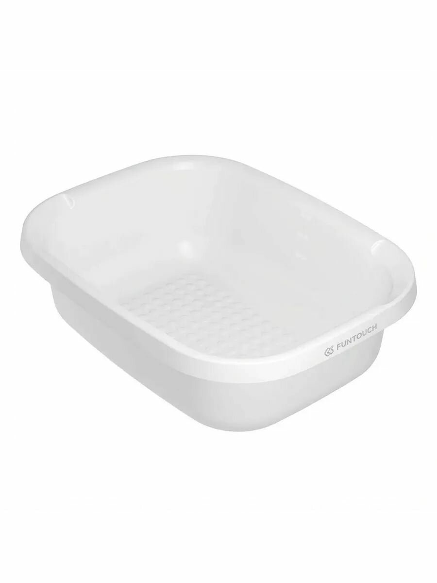 Таз прямоугольный хозяйственный 18 л FunCook Comfort таз для стирки, купания и уборки, банный, таз для сауны