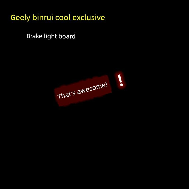 Стикер с темой 'Тако локо' для заднего света Geely Emgrand COOL, интерьерная наклейка, автомобильный аксессуар 85