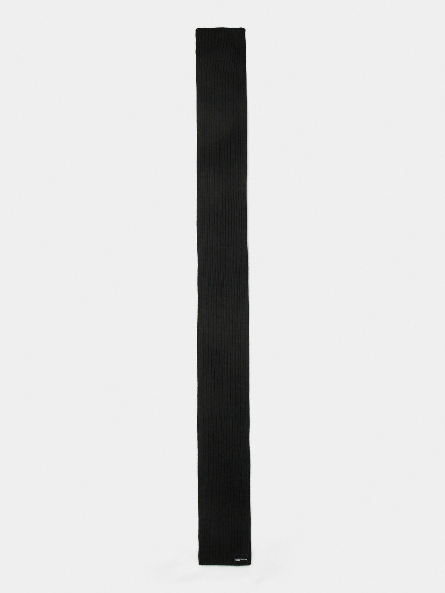 Шарф KARL LAGERFELD JEANS для женщин,180х40 см, черный — фото 1