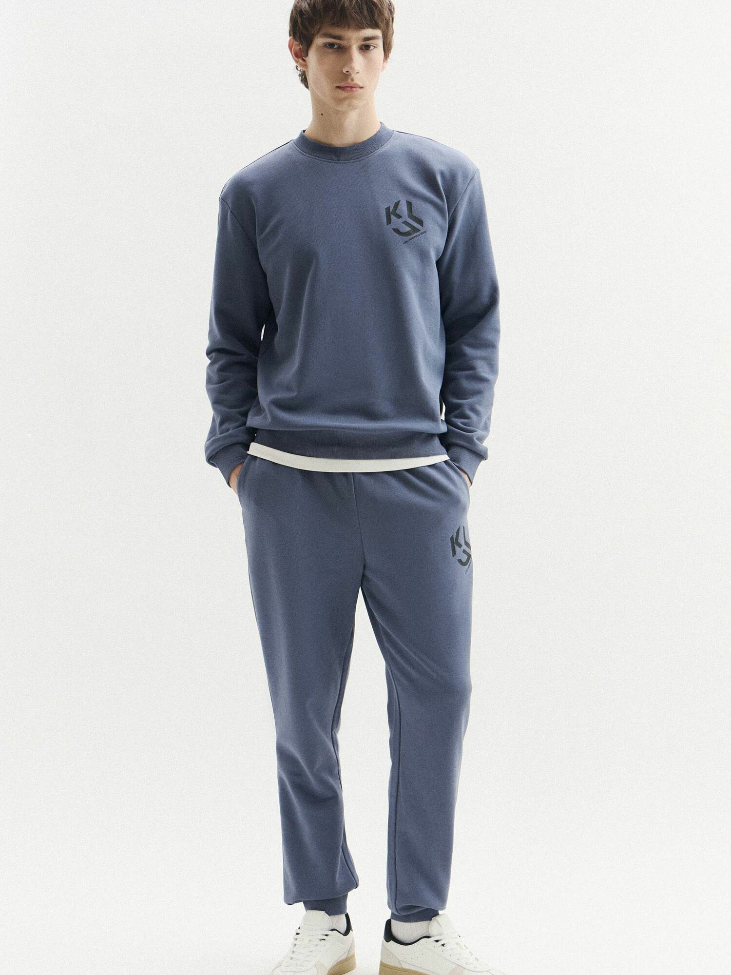 Свитшот KARL LAGERFELD JEANS, размер 52-54, , разноцветный — фото 1