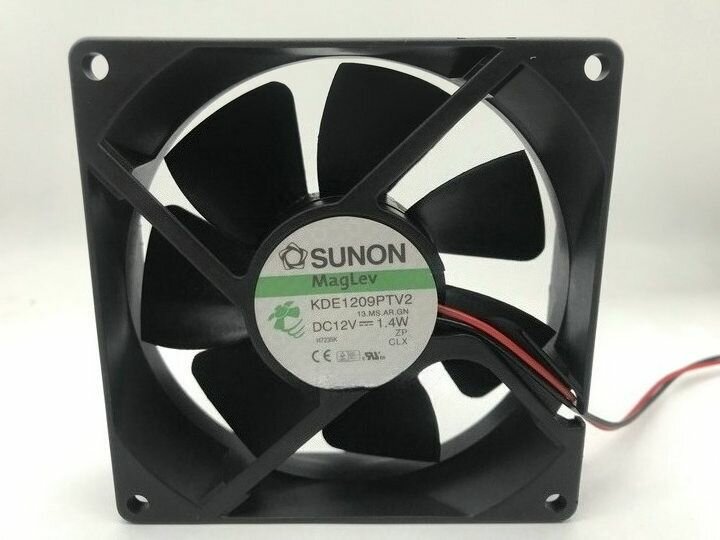 SUNON 9025 9CM KDE1209PTV2 12V 1.4W 2-проводной бесшумный вентилятор -