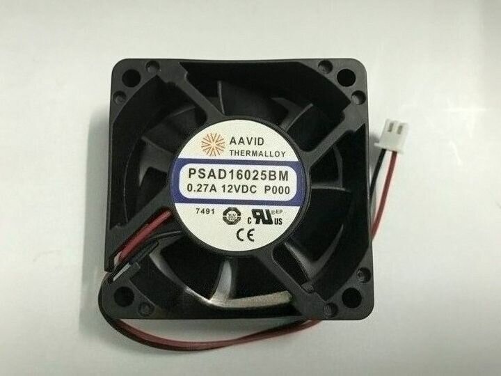 AAVID термальный 6025 PSAD16025BM DC12V 0.27A 60 * 60 * 25 мм 2-контактный вентилятор Ant S9 -