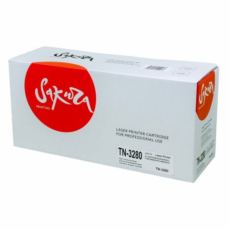 Картридж TN-3280 для Brother HL-5340D, DCP-8085DN, MFC-8880DN, MFC-8370DN 8000 стр. Sakura