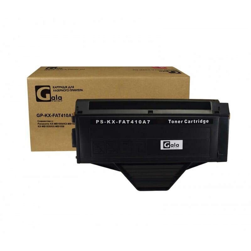 Картридж KX-FAT410A7 для Panasonic KX-MB1500, KX-MB1500RU, KX-MB1520 2500 стр. GalaPrint