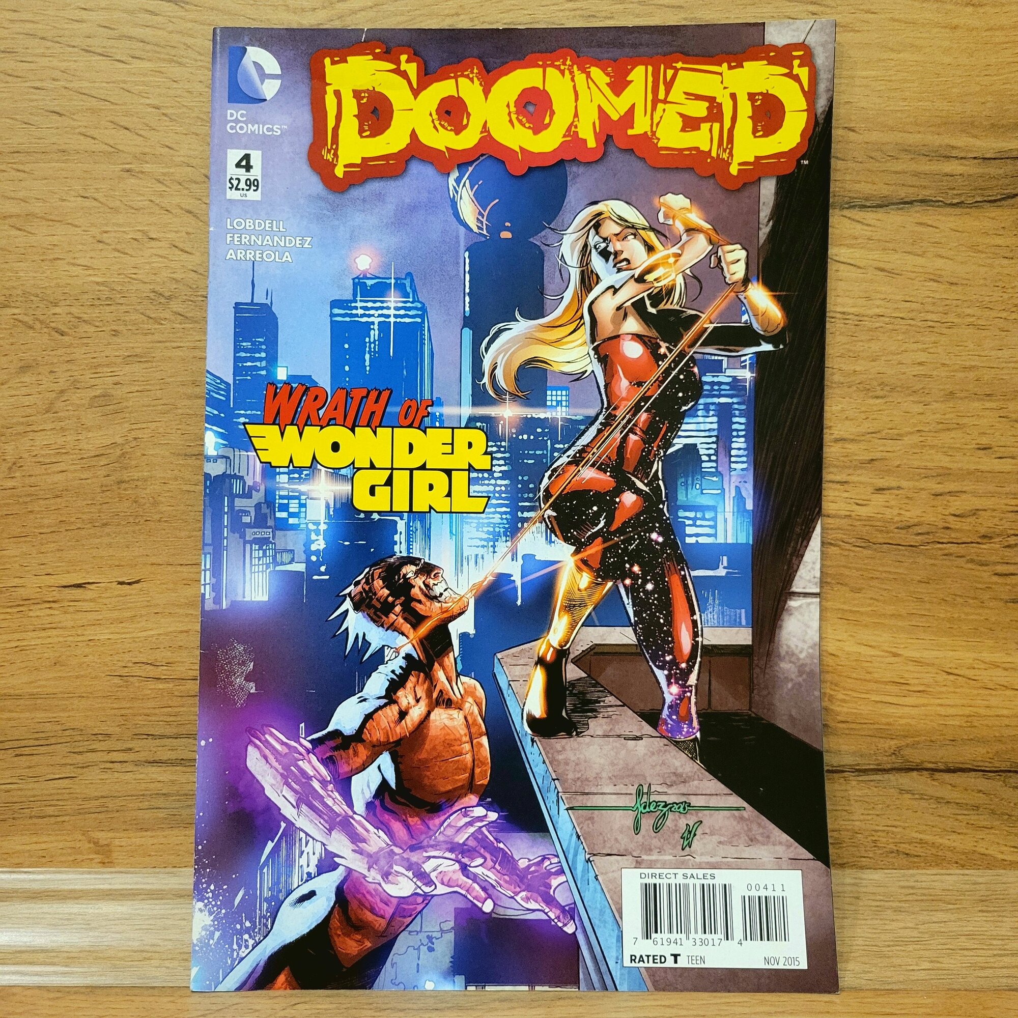 Оригинальный Комикс Doomed #4.