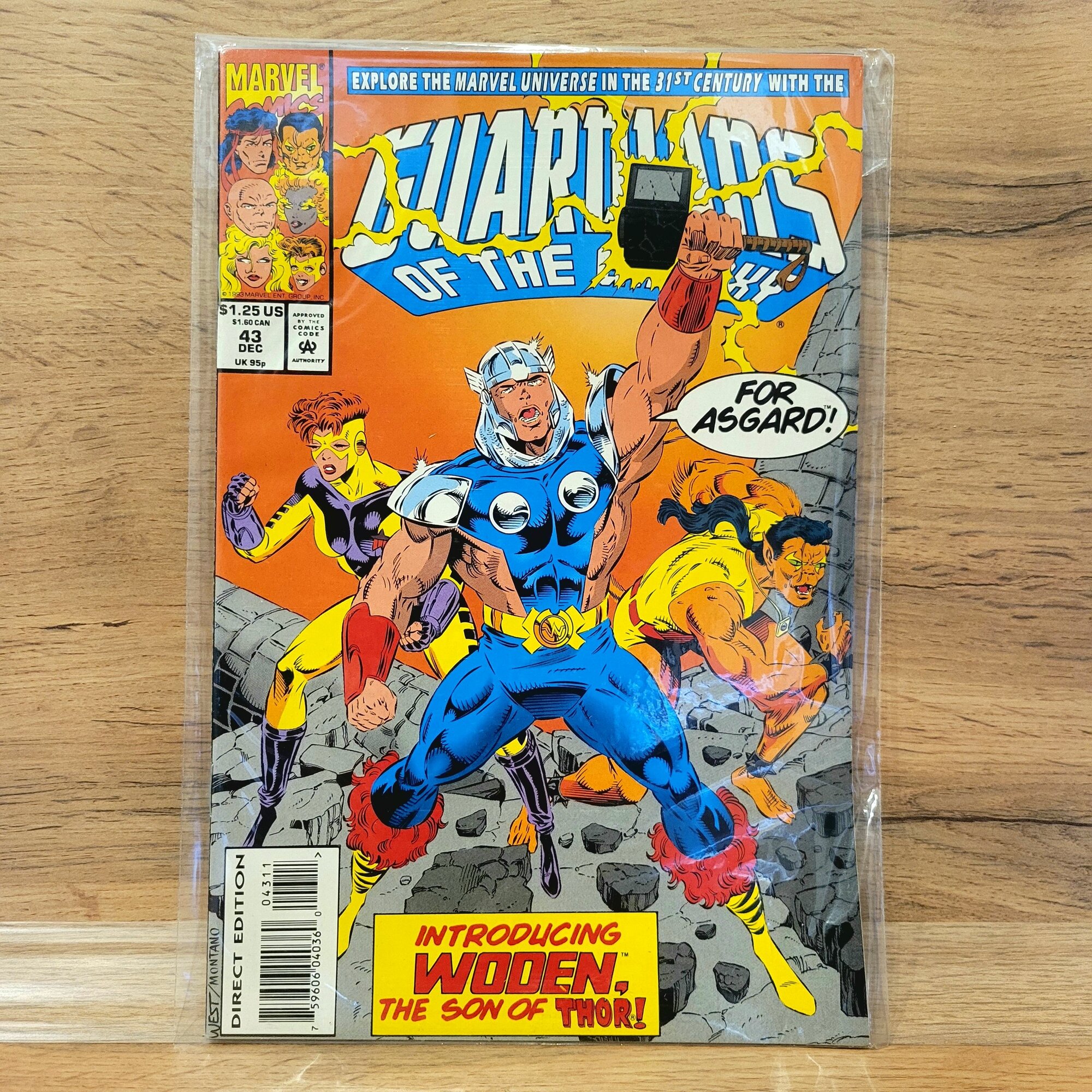 Ретро Комикс Guardians Of The Galaxy #43. 1993 Год.