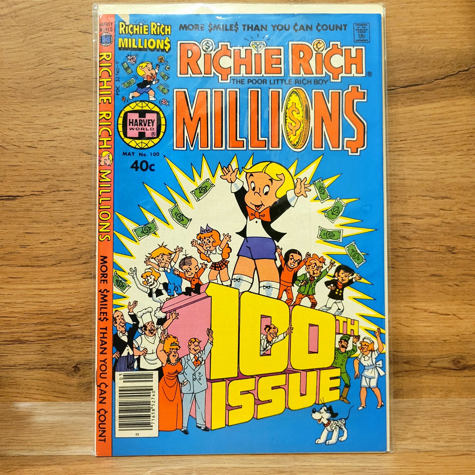 Раритетный Комикс Richie Rich Millions #100. 1975 Год. Комикс (сингл) на английском языке