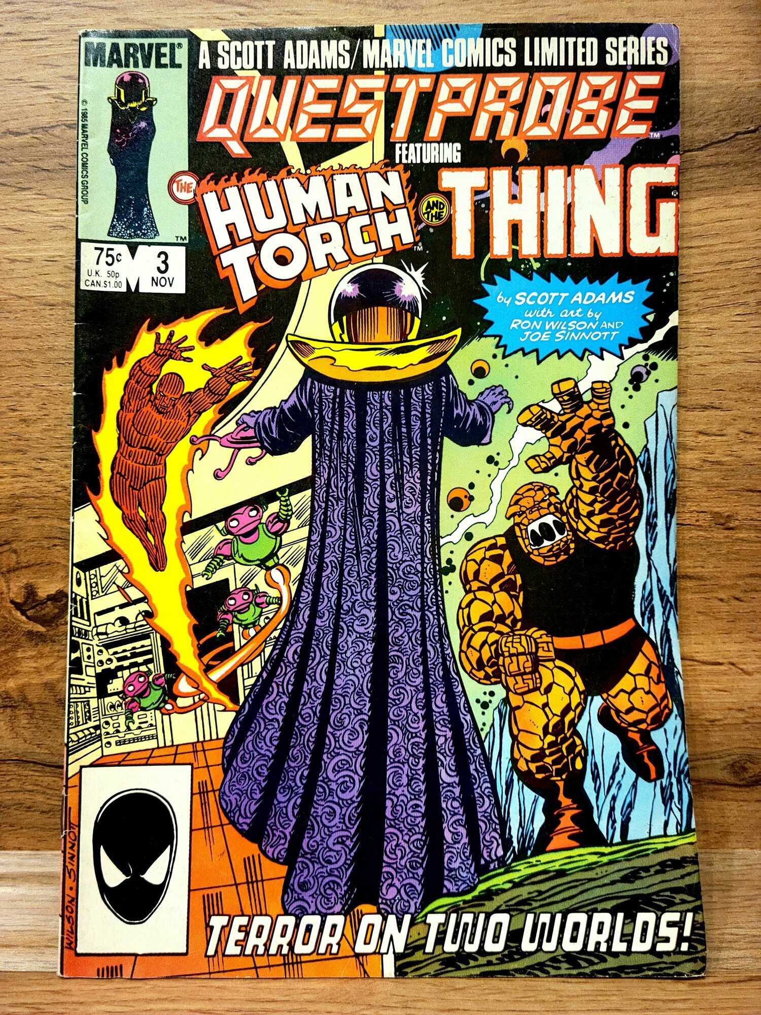 Ретро Комикс Human Torch And The Thing #3. 1986 Год.