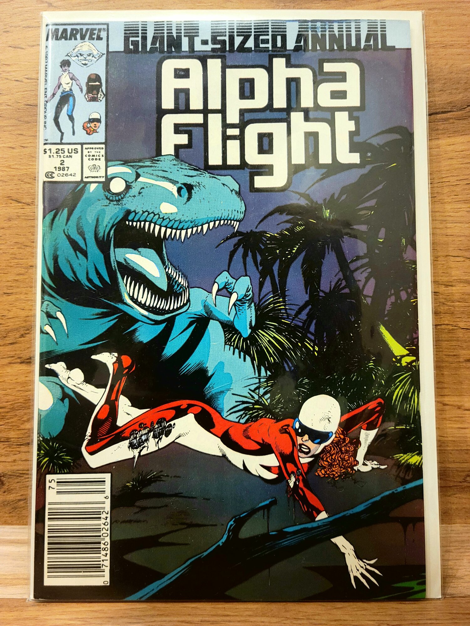 Ретро Комикс Alpha Flight Annual #2. 1987 Год. Оригинал!