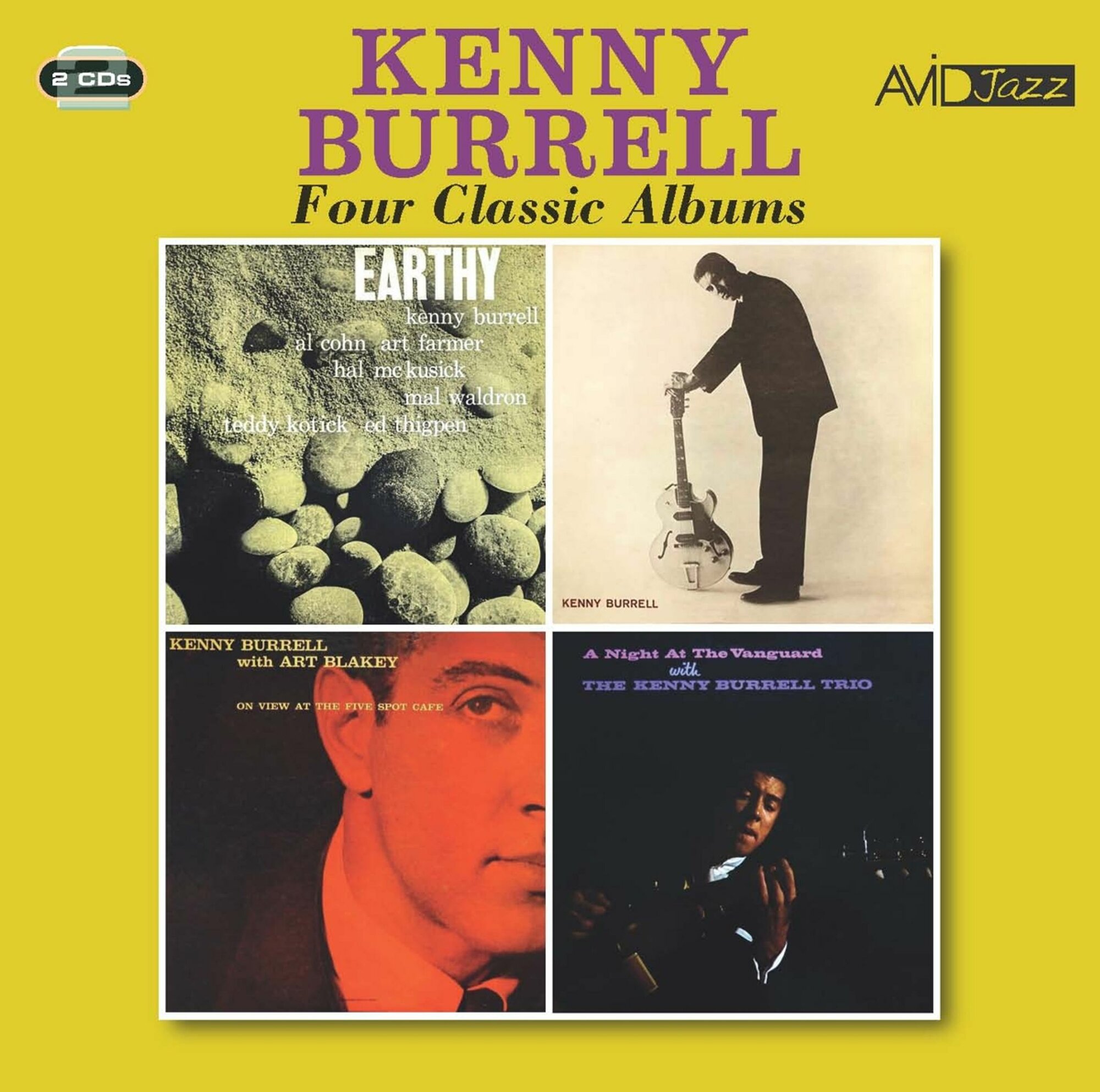 Компакт-диск Kenny Burrell (geb. 1931) - Four Classic Albums Vol.2 (2 CD) (2 CD)