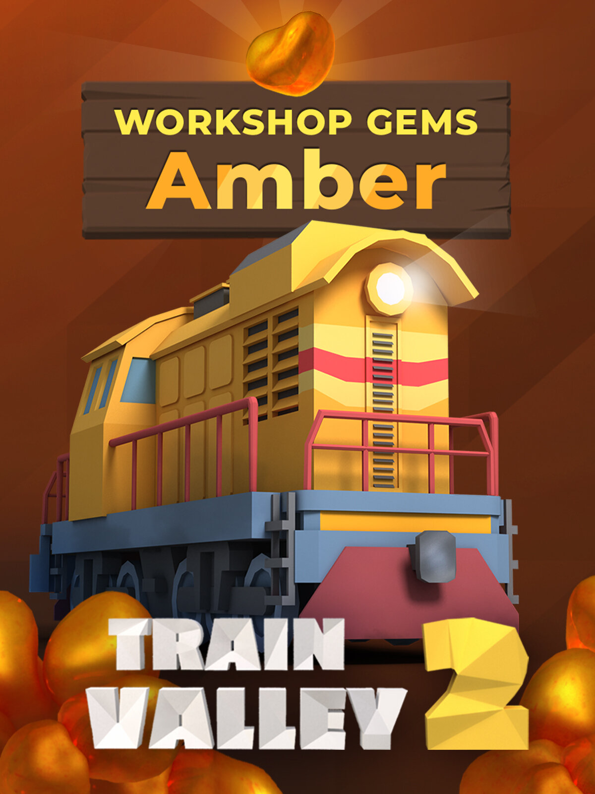 Train Valley 2: Workshop Gems - Amber (Steam; Mac, PC, SteamOS + Linux; Регион активации РФ, СНГ)
