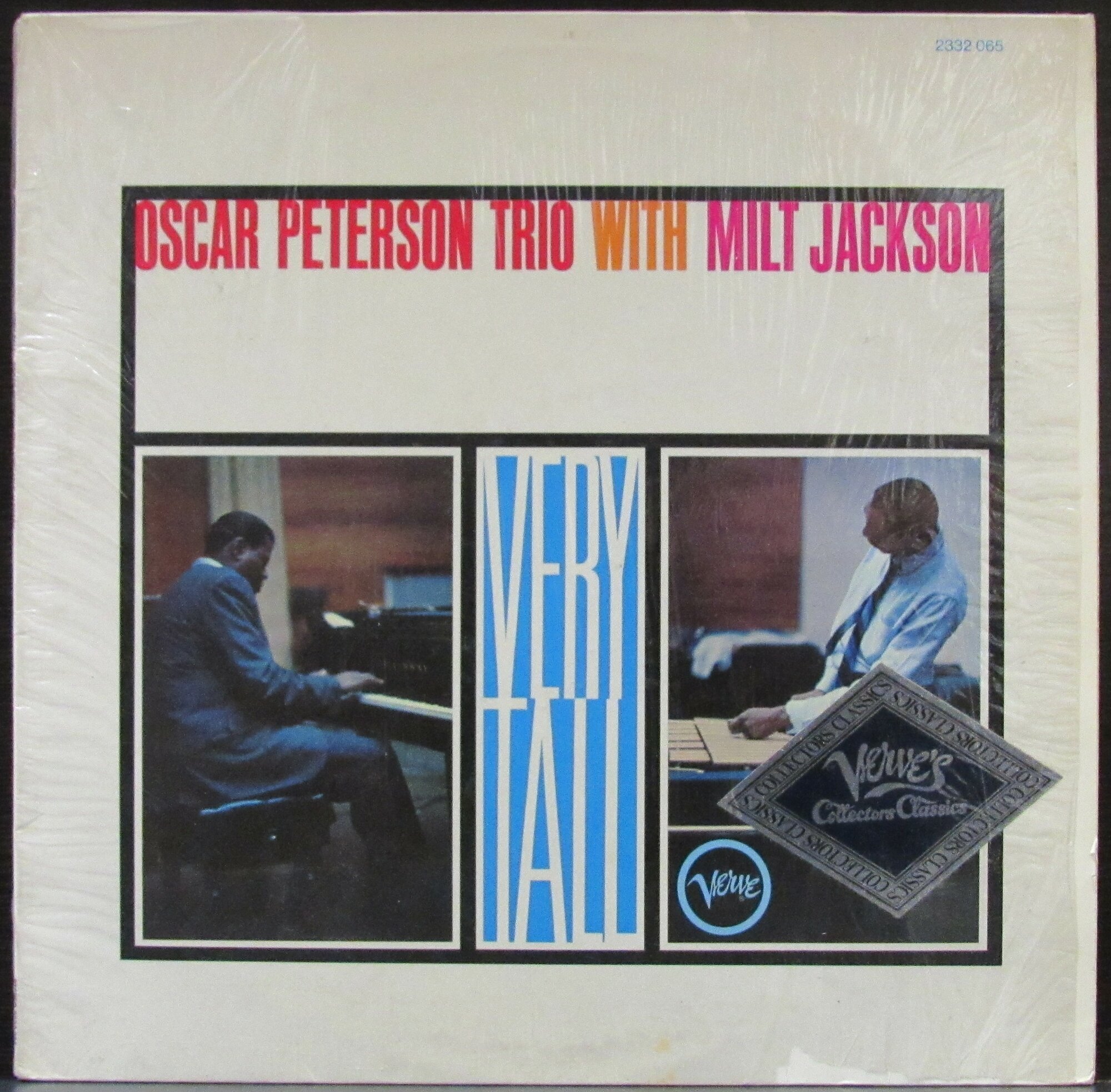 Peterson Oscar Trio/Jackson Milt "Виниловая пластинка Peterson Oscar Trio/Jackson Milt Very Tall"