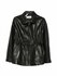 Куртка Nour Hammour Drawstring-waist leather jacket, размер 40