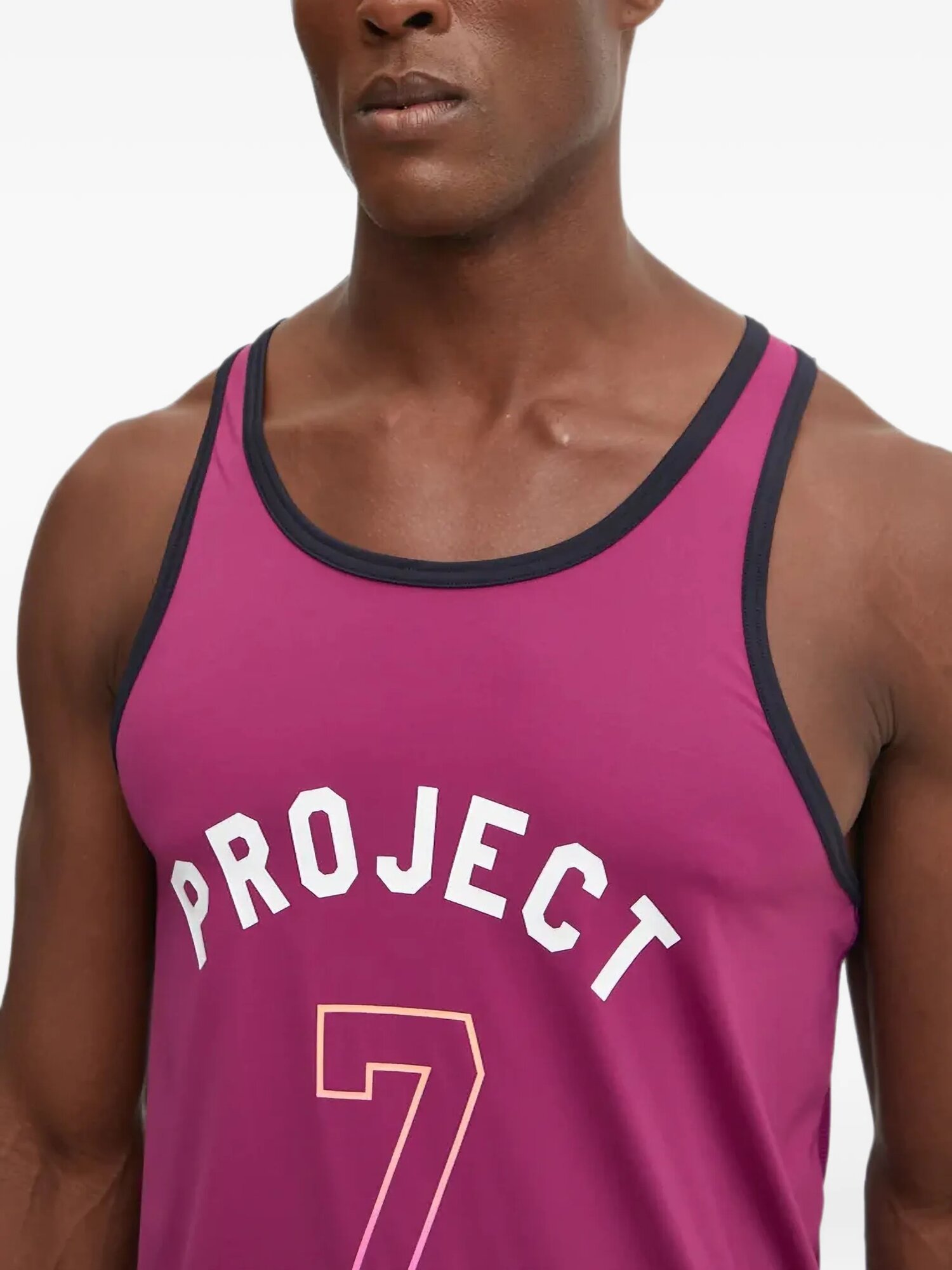 Топ Under Armour Project Rock tank top, размер 2XL, purple — фото 1