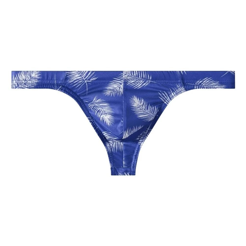Мужские стринги Ice Silk синие M, Синий, Blue
