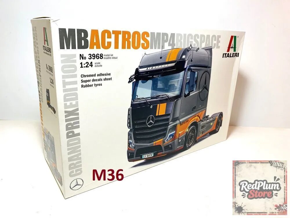 3968 1/24 Грузовик Mercedes Benz Actros MP4 Big Space Grand Prix Edition