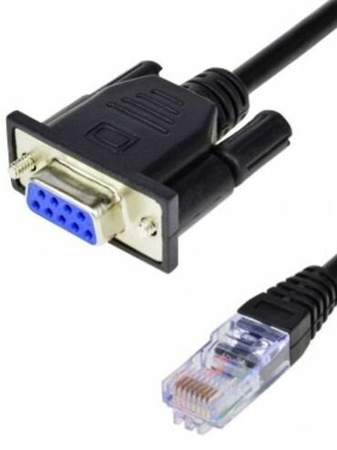 Кабель для компьютерной периферии RJ-45/DB-9, 1.5 м, черный